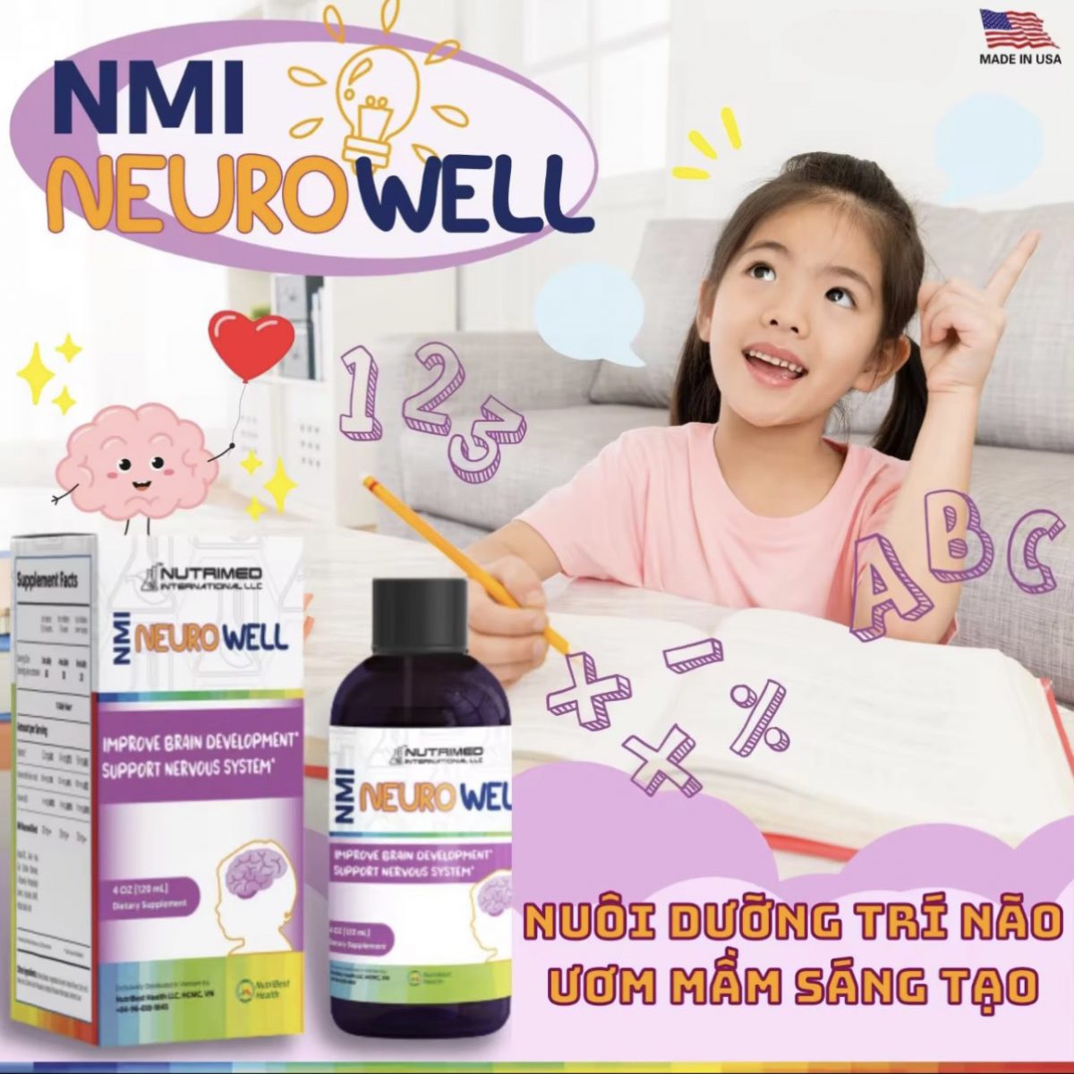 SIRO NMI NEUROWELL TỐT CHO NÃO BỘ TRẺ EM HỖ TRỢ TĂNG CƯỜNG TUẦN HOÀN NÃO CẢI THIỆN TRÍ NHỚ TĂNG ...