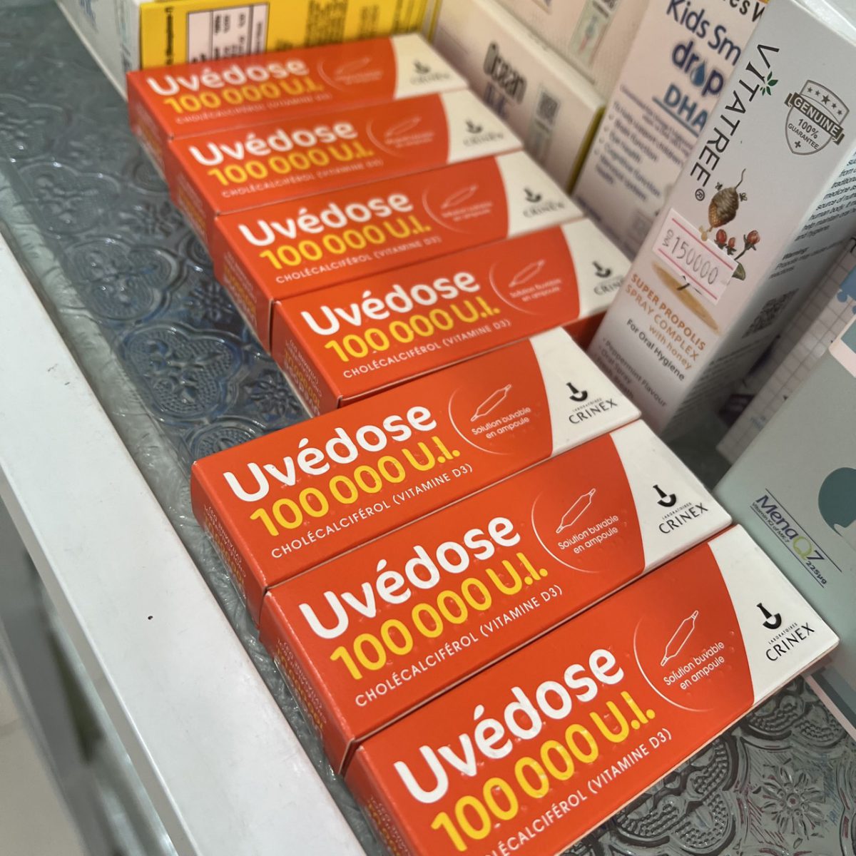 VITAMIN D3 UVEDOSE 100000UI LIỀU CAO CHO NGƯỜI LỚN VÀ TRẺ EM TRÊN 18 ...